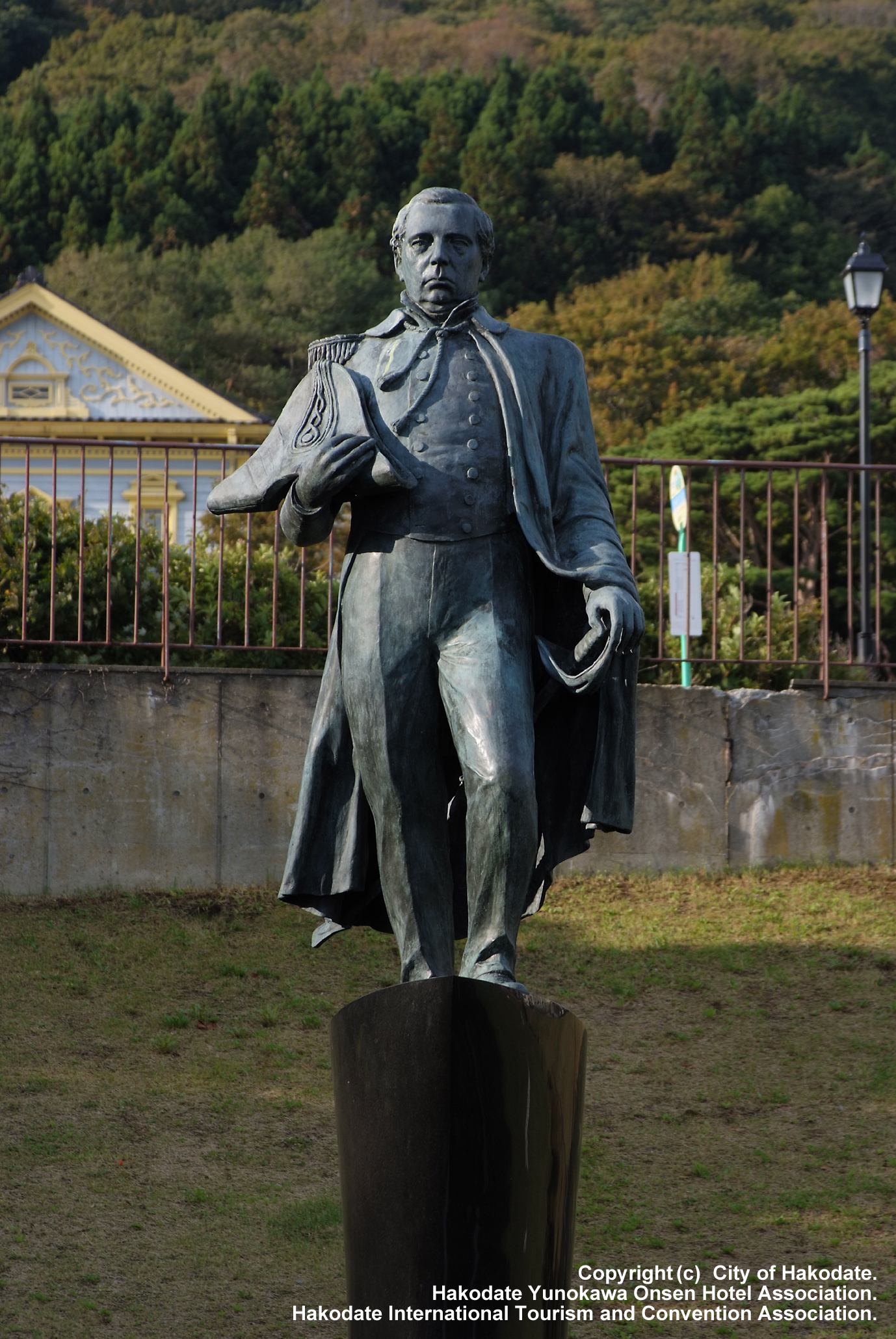 Memorial Statue of the Visit of Commodore Matthew C. Perry to Hakodate ...